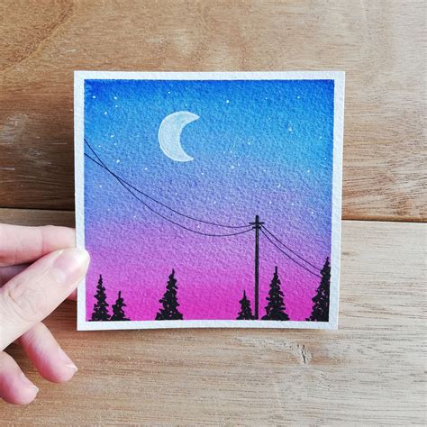 Beginner Watercolor Night Sky Easy An Easy Watercolor Still Life
