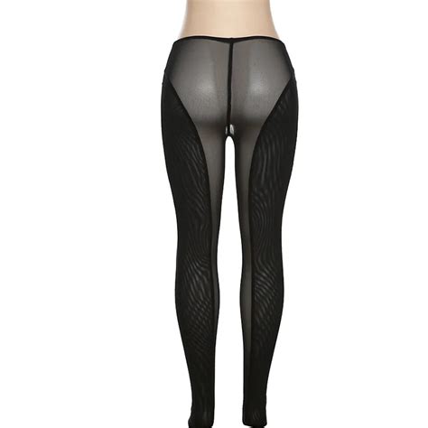See Through Leggings With Designs