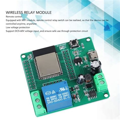 DEX pour ESP Relais Module Module Relais Canaux avec WIFI Bluetooth Télécommande DC V