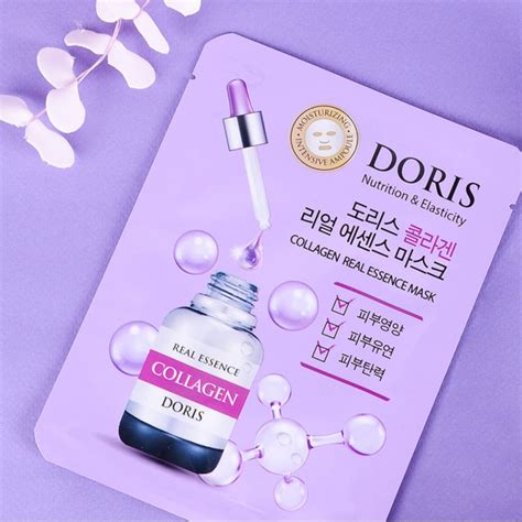 Тканевая маска для лица Jigott DORIS Collagen Real Essence | отзывы