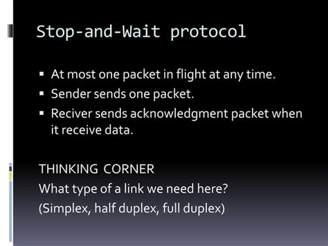 Datalink Controlframingprotocols Ppt