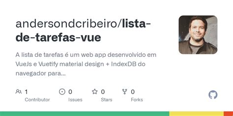 Github Andersondcribeirolista De Tarefas Vue A Lista De Tarefas é