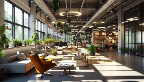 Modern Office With Comfortable Collaborative Spaces Designed For