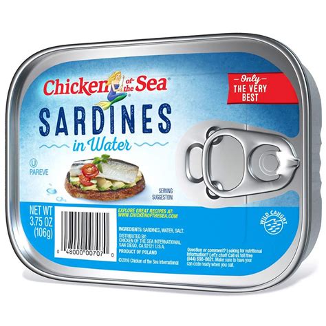Canned Sardines In Water