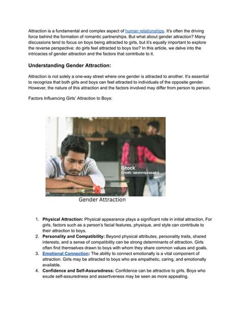 Gender Attractiondo Girls Feel Attracted To Boys Too Pdf