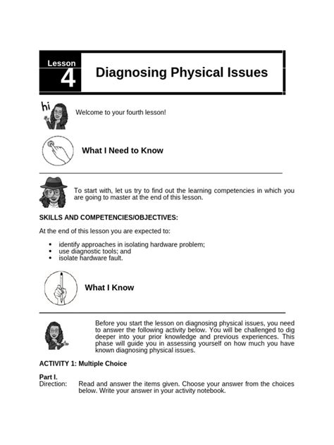 css 10 quarter 4 module 5 diagnosing physical issues pdf electrical engineering electronics