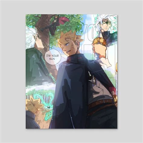 Boruto Vs Mitsuki An Art Acrylic By Mayank Sahu Inprnt