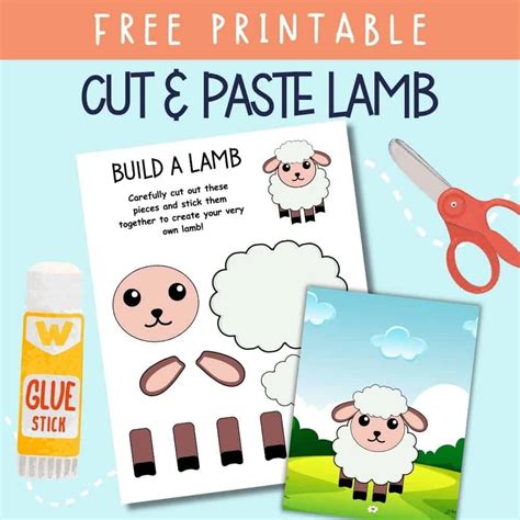 Free Printable Lamb Template Bd