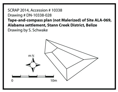25 Tape And Compass Plan Of Ala 069 Download Scientific Diagram