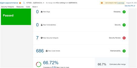 Block Pull Request Based On Quality Gate Code Coverage On New Code Sonarqube Server