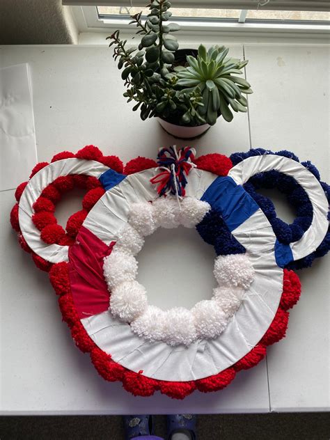 Disneys Mickey Mouse Patriotic Wreath 4th Of July Disney Wreath