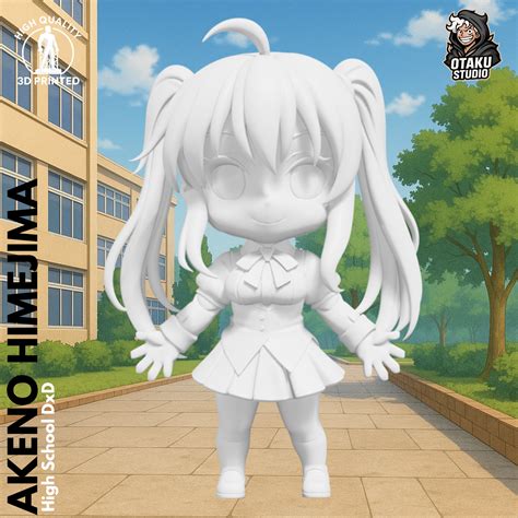 🏫 Chibi Akeno Himejima High School Dxd Fan Art 3d Model・ Stl File For