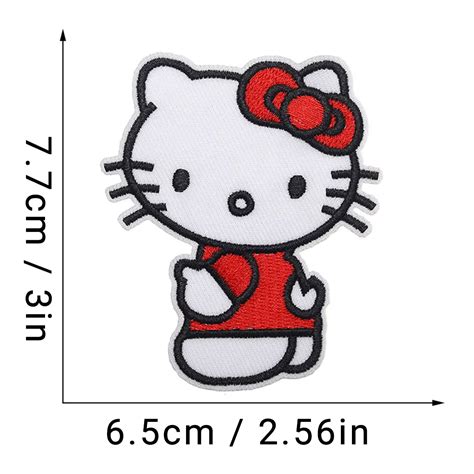 2 5 Small Hello Kitty Iron On Patch