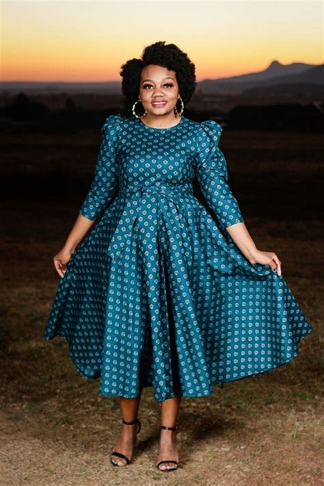 Majoress Seshoeshoe Shweshwe Leteisi In 2025 Long African Dresses