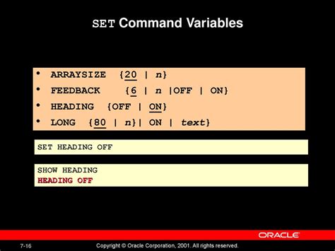 producing readable output with isql plus ppt download