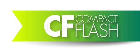 Cf Compact Flash Is A Flash Memory Mass Storage Device Used Mainly In