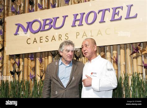Las Vegas Usa 28th April 2013 Robert De Niro Nobu Matsuhisa At Nobu
