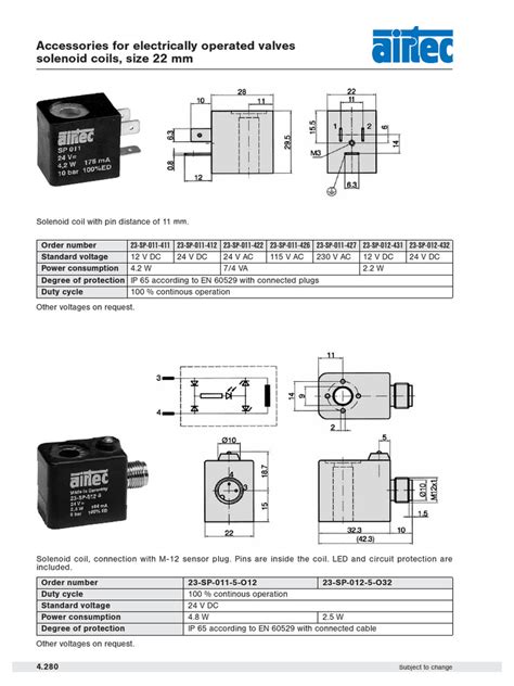 Airtec Electrical Solenoidal Valves Pdf Electrical Connector