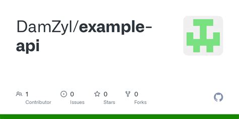 GitHub DamZyl Example Api