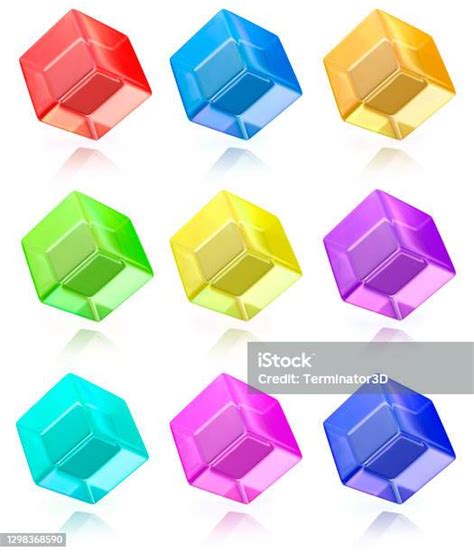 비즈니스 관련 정보 및 추상화를 만들 때 여러 가지 색상의 큐브가 연속으로 표시됩니다 3d 일러스트레이션 3차원 형태에 대한 스톡 사진 및 기타 이미지 Istock