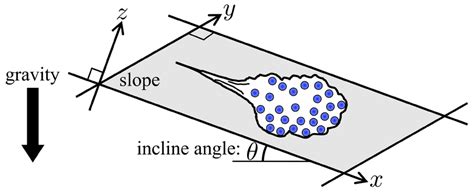 Schematic Of A Simple Particle Model The Xy Plane Is Parallel To The Download Scientific