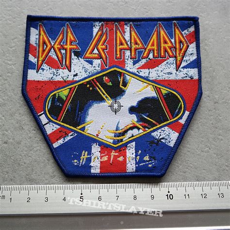 Def Leppard Hysteria Shaped Patch D277 Tshirtslayer Tshirt And