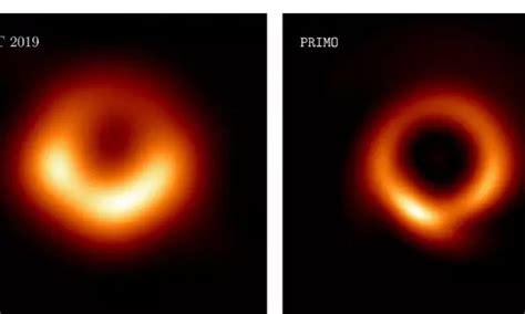 researchers use algorithms to prepare refined image of black hole