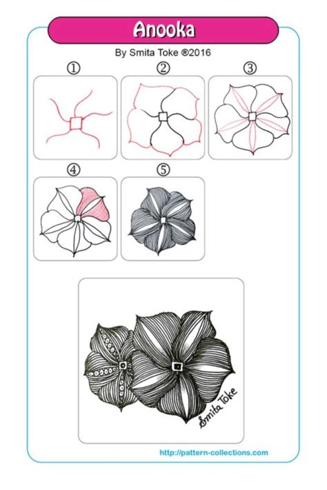 Steps How To Draw A Flower Faciles Dibujo Artisthue Step By Step Drawing
