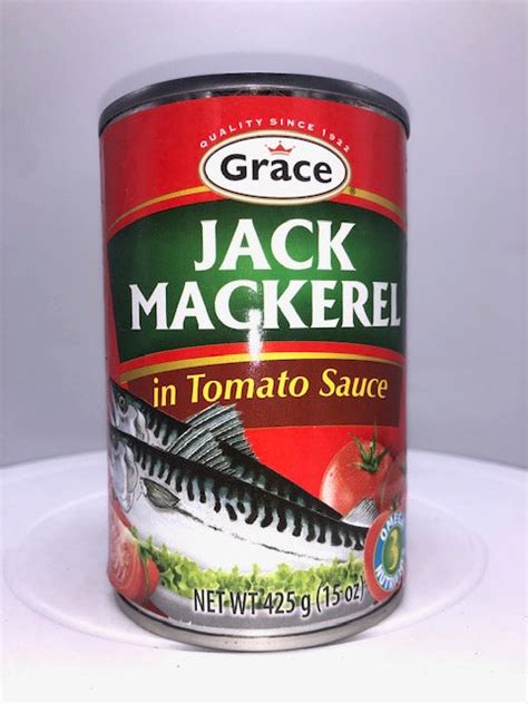 Grace Jack Mackerel In Tomato Sauce 425 G — Tropical Sun Supermarket
