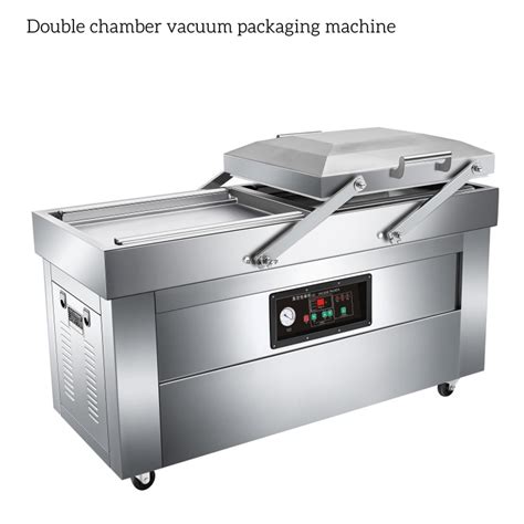 Double Chamber Vacuum Packaging Machine Stainless Steel 1450x720x980 Mm Durable Semi
