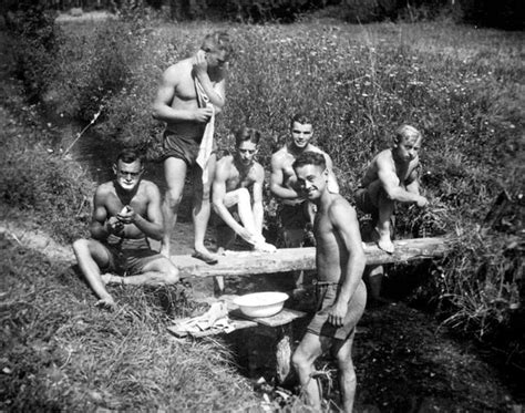 Keep It Clean 22 Intimate Vintage Snapshots Of World War Ii Soldiers