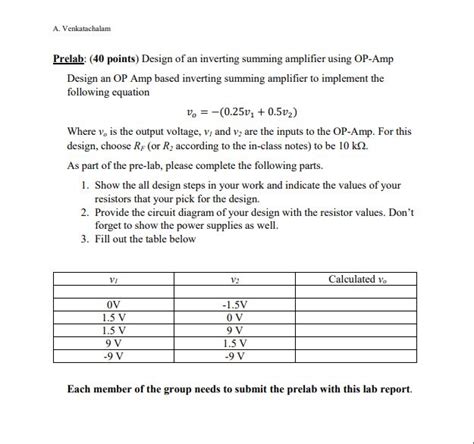 Solved This Is For My Pre Lab Circuits Class Chegg Com