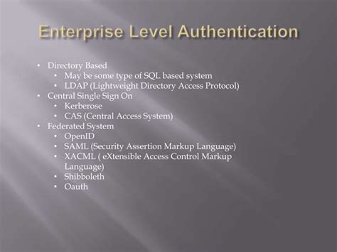 Extending Drupal Authentication Ppt
