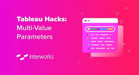 tableau training on linkedin tableau hacks multi value parameters