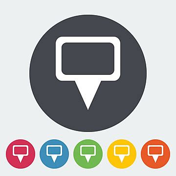 Map Pointer Single Icon Gps Web Sign Vector Gps Web Sign PNG And Vector With Transparent