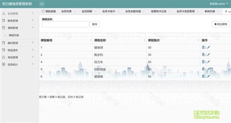 Java毕业设计源码下载基于java（springboot）健身房管理系统 毕设网 计算机毕业设计源码毕业设计成品论文下载网