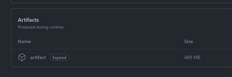 Delete Expired Artifact From Action Build Community Discussion GitHub