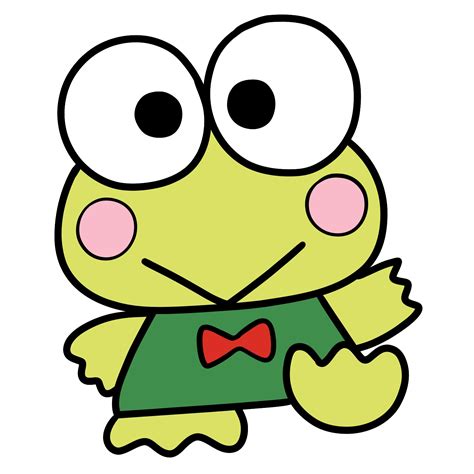 How To Draw Keroppi Donut Pond Frog With Bow Tie