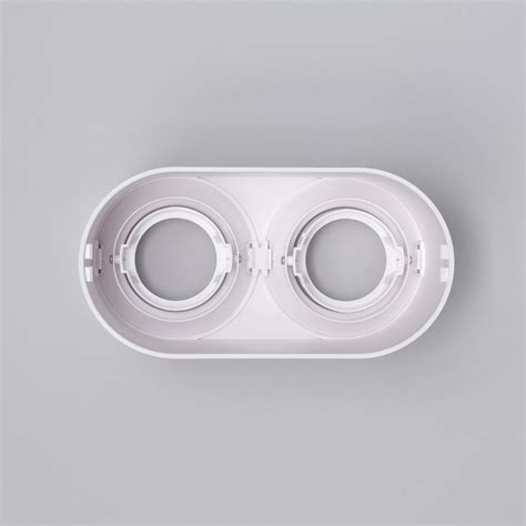 Applique Da Soffitto Doppio Space Bianco