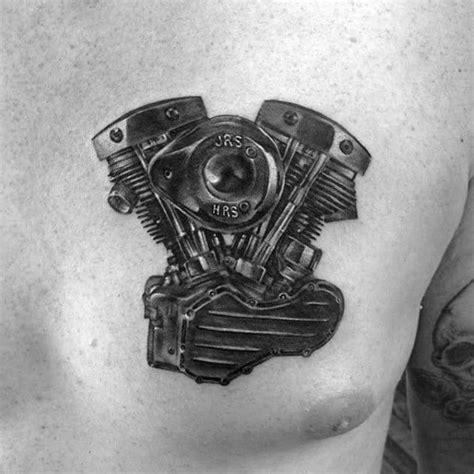 90 Harley Davidson Tattoos For Men Manly Motorcycle Designs Harley