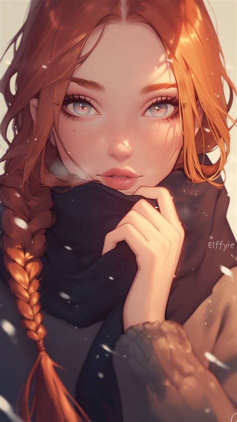 Redhead Beauty By Elffyie On Deviantart