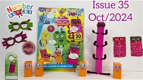 Numberblocks Magazine Issue 35 Oct2024 With Octoblock Playset