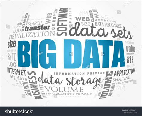 Big Data Word Cloud Collage Technology Stock Vector Royalty Free 1487843831 Shutterstock