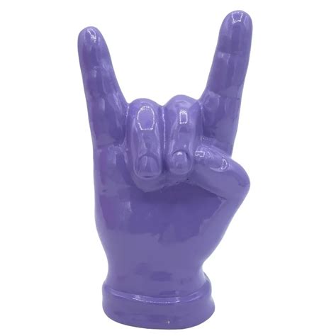 Corna Portafortuna Viola 12 Cm Cornicello Napoletano