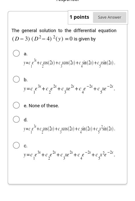 Solved D−3d2−42y0 Is Given By A