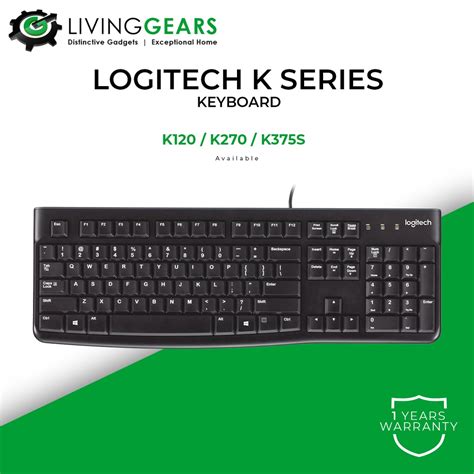 Logitech K120 K270 K375s Usb Wired Wireless Bluetooth Keyboard Shopee