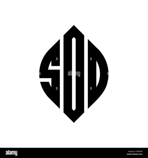 Sdo Circle Letter Logo Design With Circle And Ellipse Shape Sdo