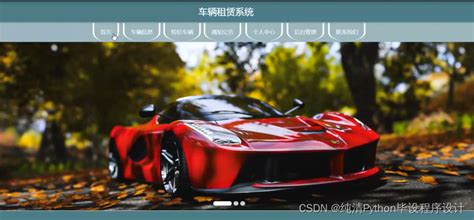django计算机毕业设计车辆租赁系统python 源码程序 lw 远程部署