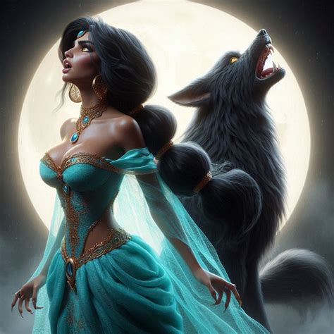 Disney Princess Werewolves Jasmine By Rainbow10ben On Deviantart
