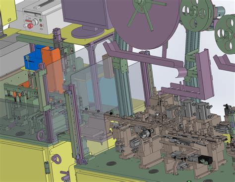 Industrial 3d Model Electronic Connector Assembly Machine 3d Model